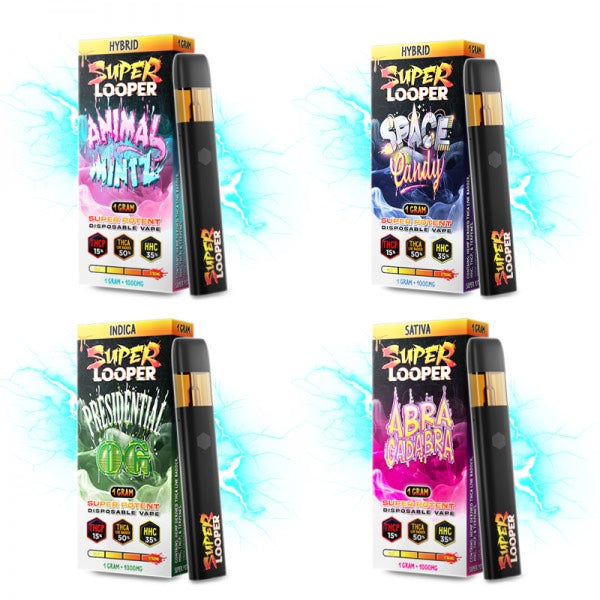 Super Looper Super Potent Disposable Vape 1 Gram